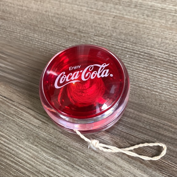 Toys | Vintage Enjoy Coca Cola Yoyo Translucent Red Yo Yo Toy Coke ...